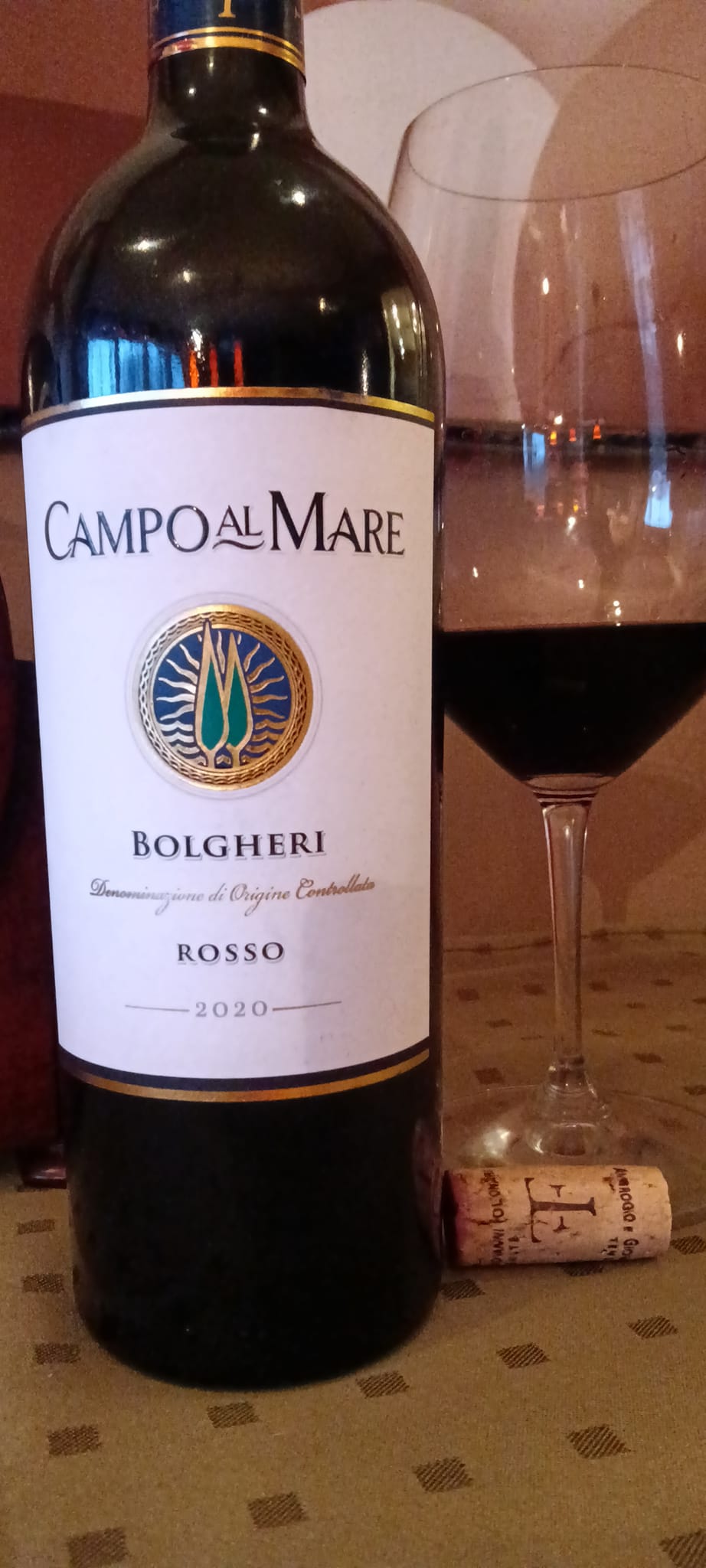 Campo al Mare Bolgheri Rosso 2020. – Vine to Table