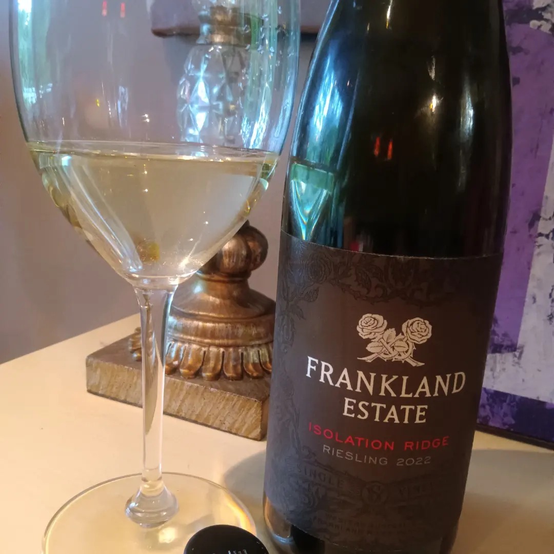Frankland Estate Isolation Ridge Riesling 2022 – exceptional drinking ...